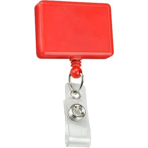 Badge Reel Custom Rectangular 100 Pack