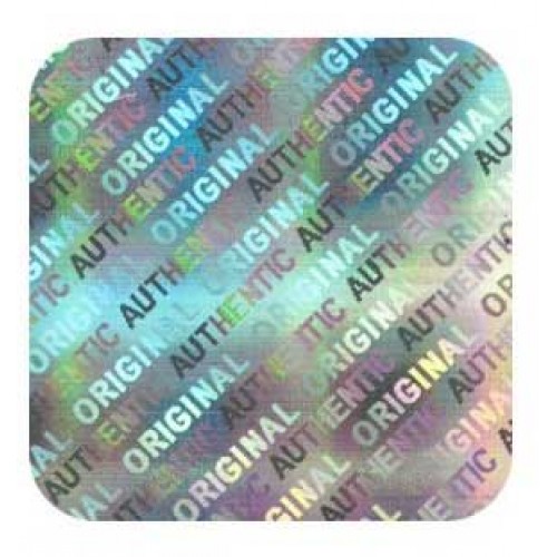 Holographic Sticker Rectangle Authentic- 1,000 PACK