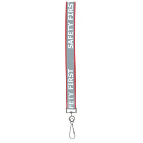 Reflective Break Away Lanyards 5/8" wide SAFETY FIRST - 100 pack